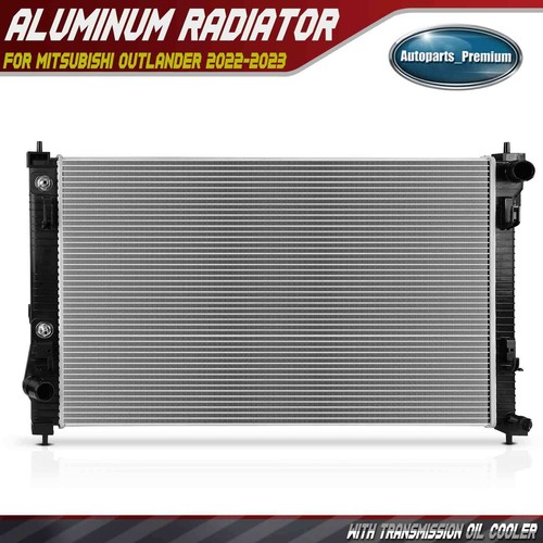 Radiator with Trans Oil Cooler for Mitsubishi Outlander 2022-2023 L4 2 ...