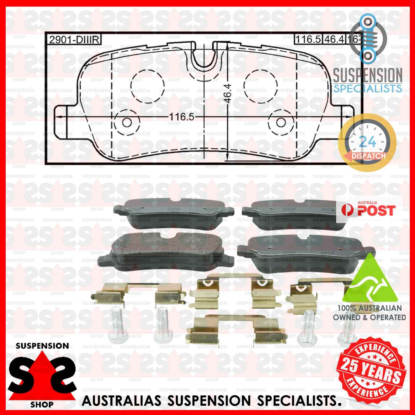Rear Axle Brake Pad Set, Disc Brake Suit LAND ROVER Discovery Iv (L319 ...