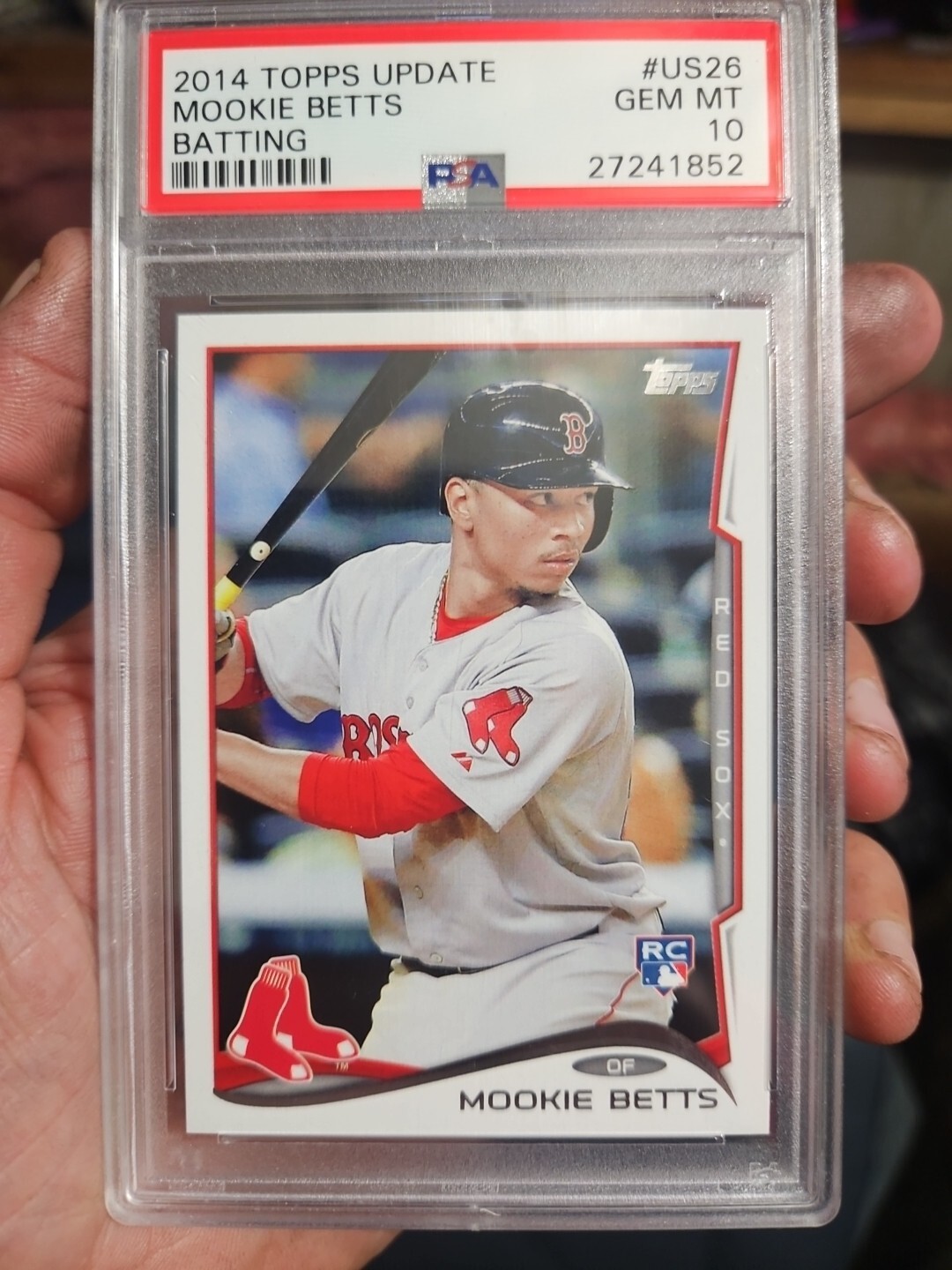 Mookie Betts 2014 Topps Update #US-26 Base (Batting) Price Guide ...
