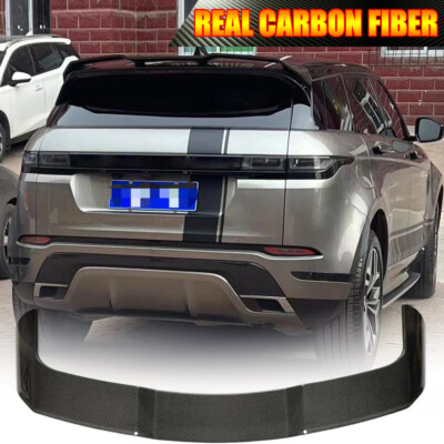 For Land Rover Range Evoque 20UP REAL CARBON Rear Roof Spoiler Top ...