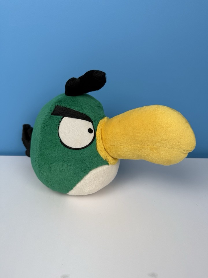 Angry Birds 9" Hal Plush Closed Beak Green Toucan Bird 2010 ...