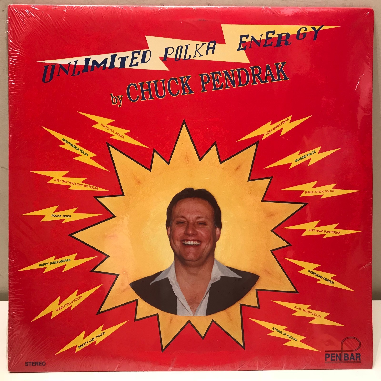 sealed! "Steppin' Out" with Chuck Pendrak & "Unlimited Polka Energy" LP ...