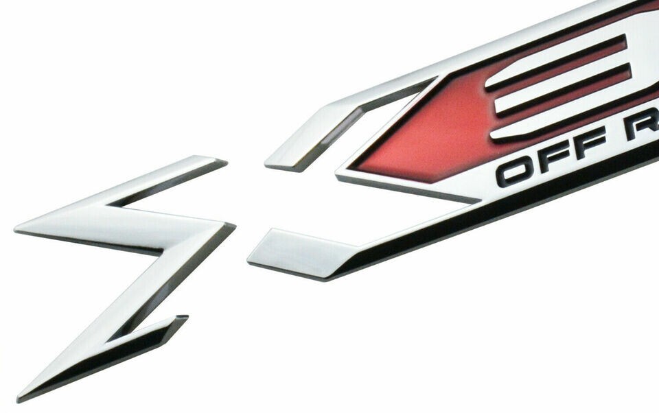 2x 1919-2022 X31 Off Road Badge ABS Emblems 3D Fit for Sierra (Chrome ...
