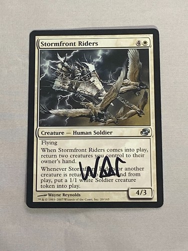 MTG Stormfront Riders Artist Proof and Signature Signed Reynolds | eBay