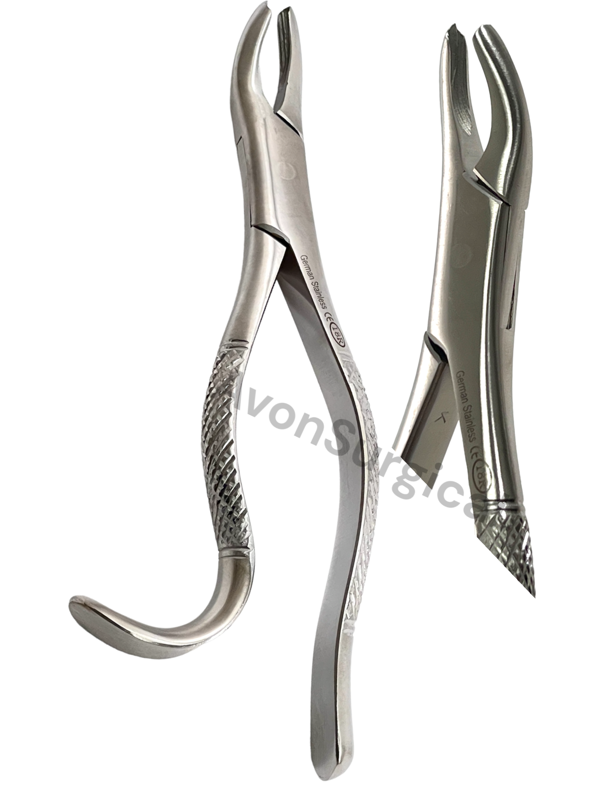 GERMAN EXTRACTING FORCEPS # 18R DENTAL SURGICAL INSTRUMENTS EXTRACTION ...