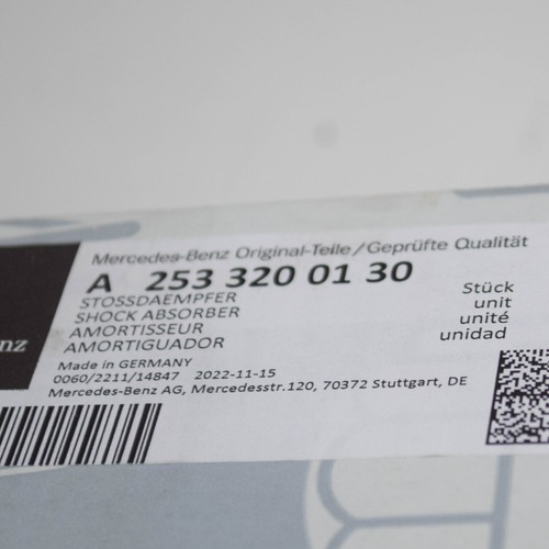 NEW MERCEDES-BENZ GLC X253 REAR SHOCK ABSORBER A2533200130 ORIGINAL | eBay