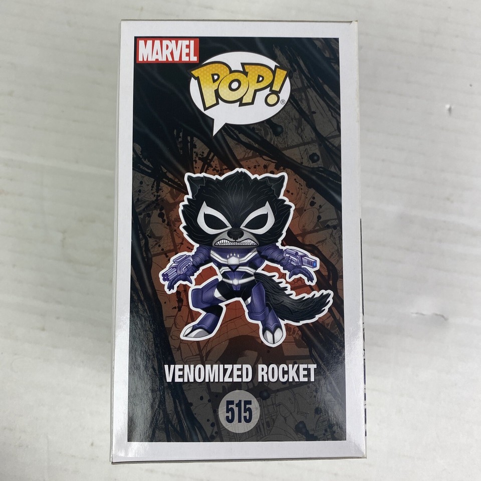 Funko Pop Venomized Rocket 515 Marvel Venom Vinyl Figure Bobblehead New ...