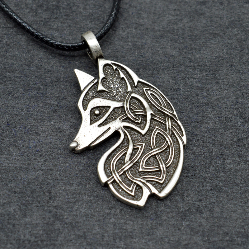 Viking Fox Pendant Necklace - Amulet, Talisman, Fylgja, Lucky Charm ...