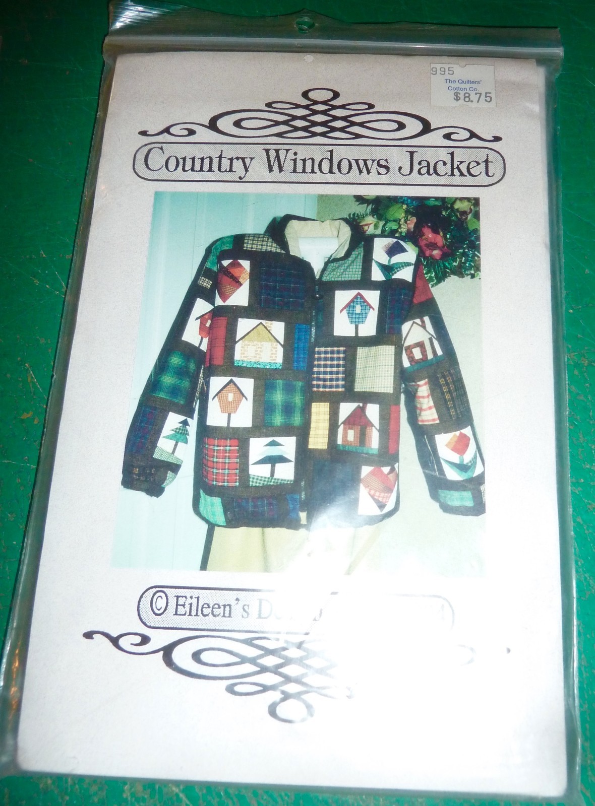 COUNTRY WINDOWS JACKET - PATCHWORK QUILTING PATTERN - MISSES 6-22 ...