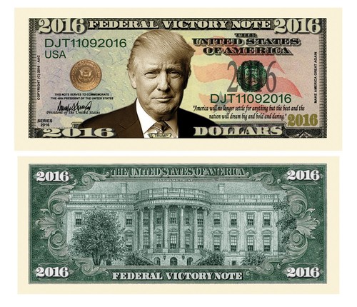 50 Donald Trump President Money Fake Dollar Bills 2016 Federal Victory ...