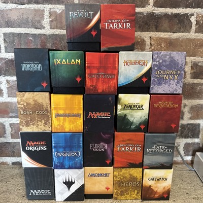 MTG Magic the Gathering Empty Bundle/Fat Pack Box - Used - Pick Your ...