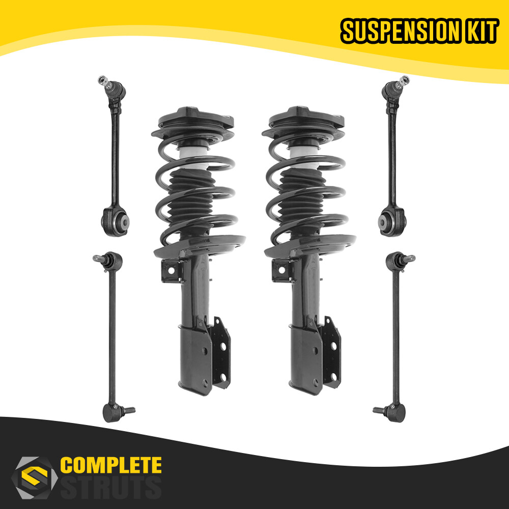 Front Complete Strut Control Arm & Link Kit for 2008-2014 Mercedes-Benz ...