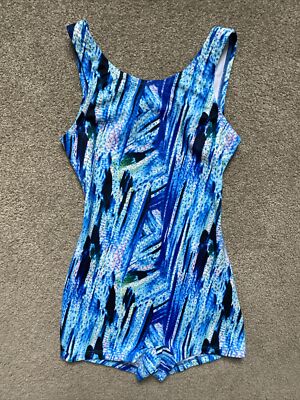 Girls Dynami Size CS Blue Unitard Gymnastics | eBay