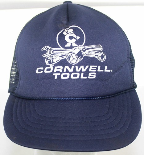 Vintage Cornwell Tools Trucker Hat Adult Snapback Cap Blue | eBay