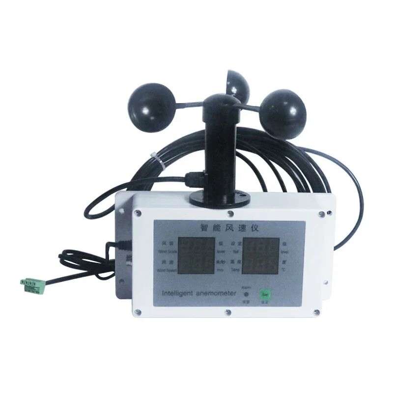 Crane Anemometer Tower Crane Anemometer Wind Speed Sensor Breeding 24V ...