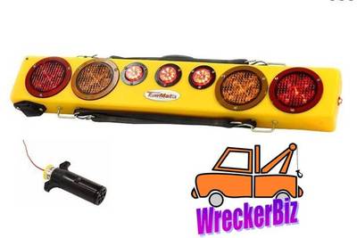 TowMate 36" WIRELESS WIDE LOAD LIGHT BAR, AMBER STROBES, STT WRECKER ...