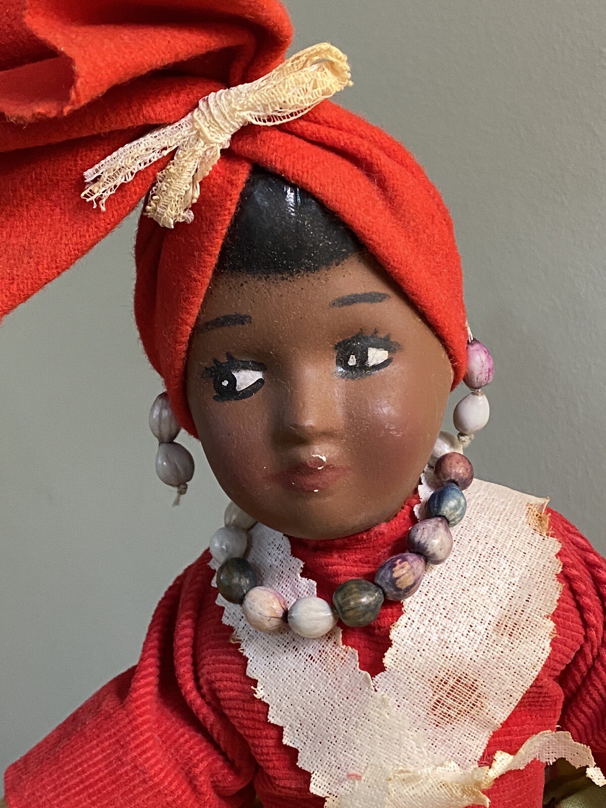 Vintage Jamaican/African/Creole Caribbean Ethnic Folk Art Doll Handmade ...