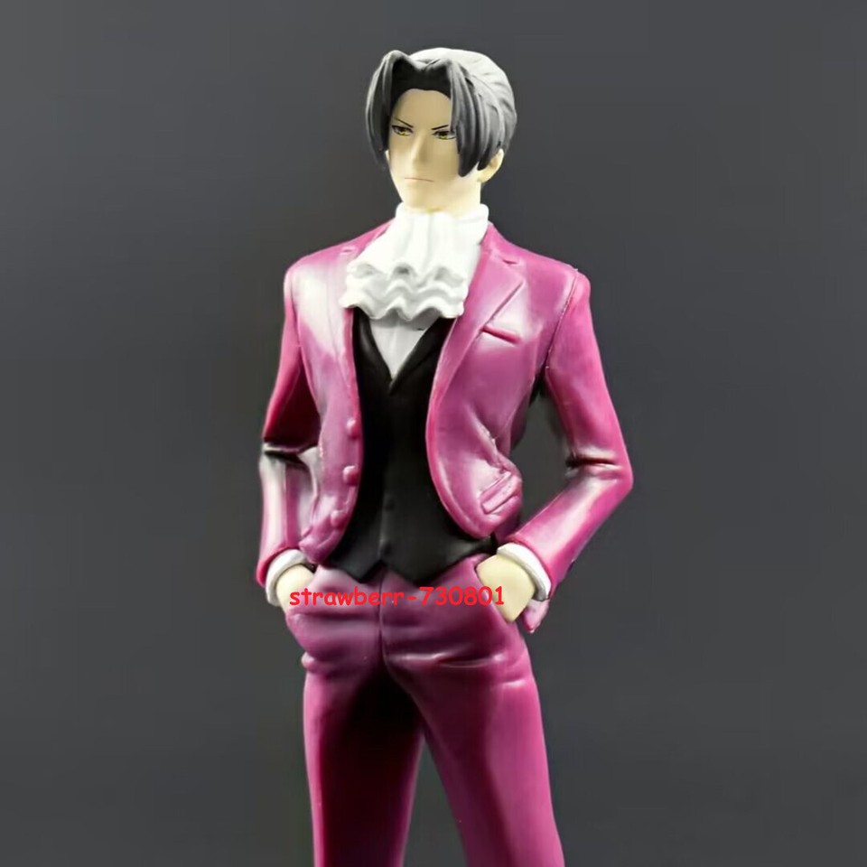 Ace Attorney Miles Edgeworth Figure Anime PVC Model Statue Doll Toys ...