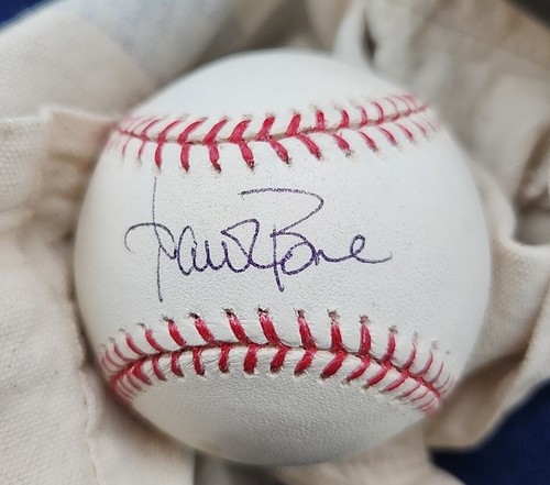 Authentic Aaron Boone Signed Baseball MLB Official NY Yankees | eBay