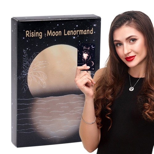 Rising Moon Lenormand Wizard Tarot Cards Oracle Cards for Party Games ...