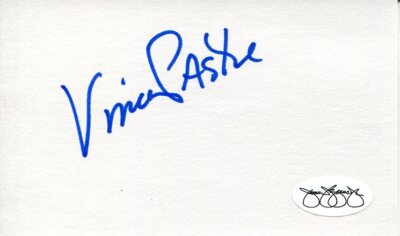 Vincent Pastore The Sopranos Shark Tale Goodfellas Signed Autograph JSA ...