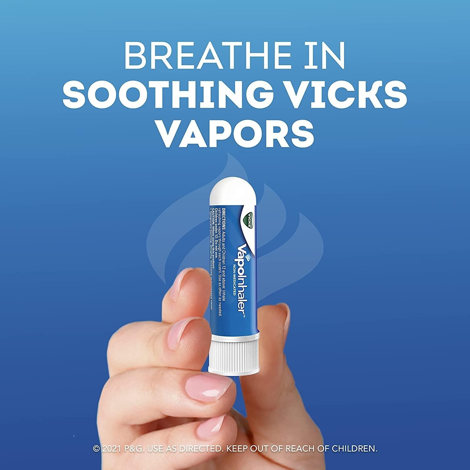 Vicks Non-Medicated Portable Nasal Inhaler - Instant Relief From ...