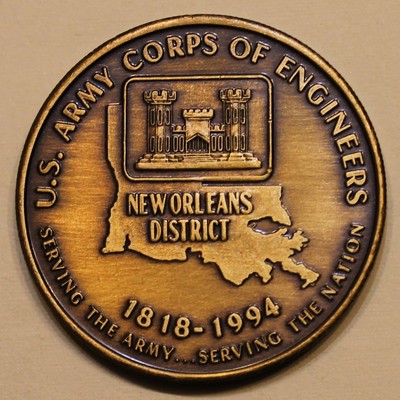 US Army Corps of Engineers New Orleans District Army Challenge Coin | eBay