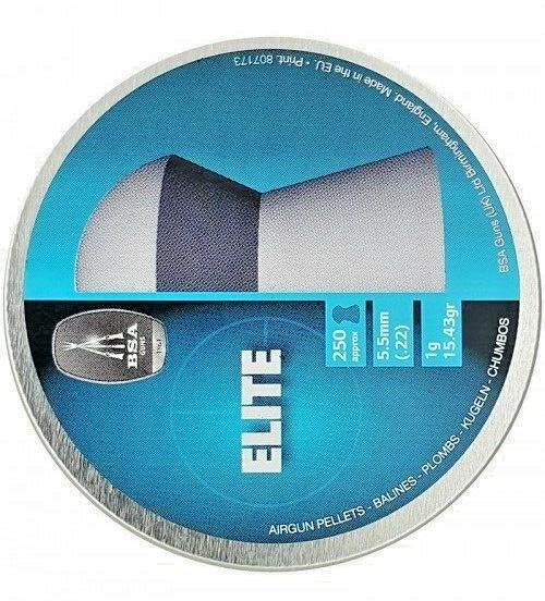 BSA Elite 250 Count DOMED 5.5mm .22 Caliber Premium Airgun Pellets | eBay
