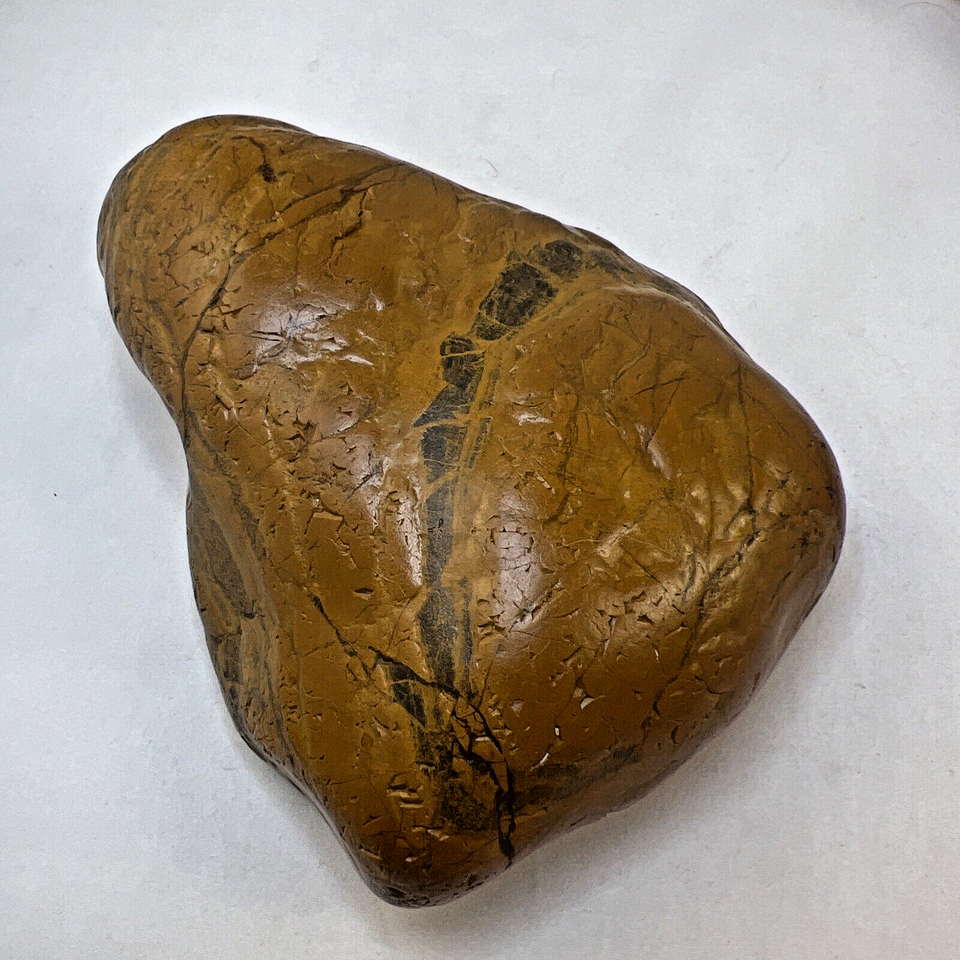 Yellow Jasper WYO Banded Iron Tiger Ironstone GENESIS Mormon Seer Stone ...