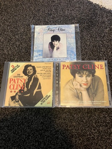 Patsy Cline 3 CD Lot - Crazy Single The Legendary & Self-titled 41 ...