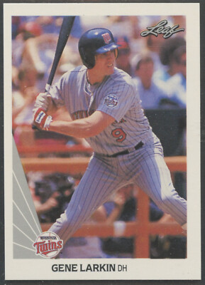 1990 Leaf #215 Gene Larkin Minnesota Twins | eBay