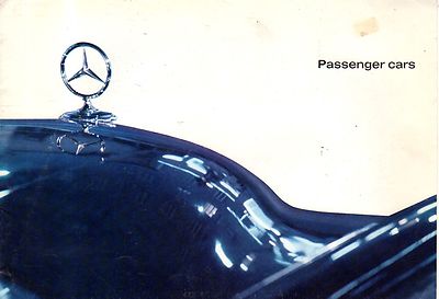 1963 Mercedes-Benz Sales Ordner - Voll Line IN Farbe | eBay