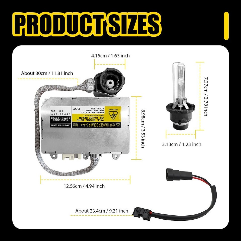 2 Xenon HID Headlight Ballast Module For 2000-03 Lexus ES300 04-06 ...