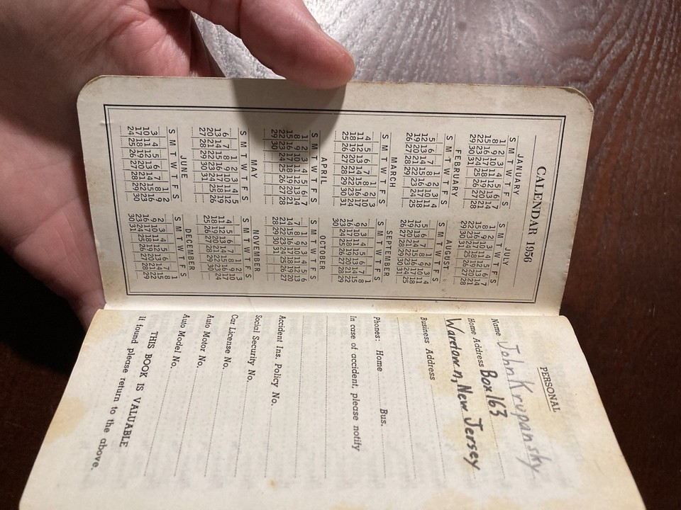 Vintage Original 1956 Triangle Auto Spring Maintenance Manual Eckert ...