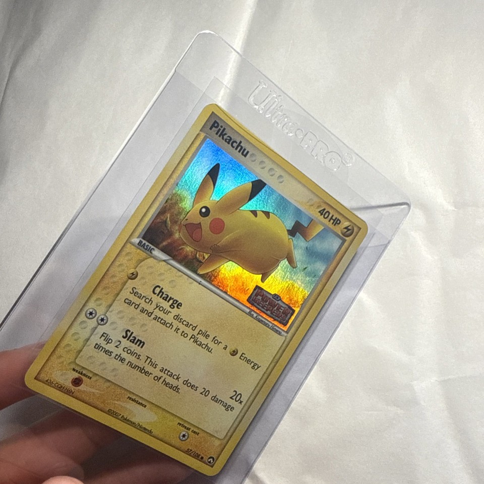 Pokemon Pikachu EX Power Keepers 57/108 Reverse Holo Stamped | eBay
