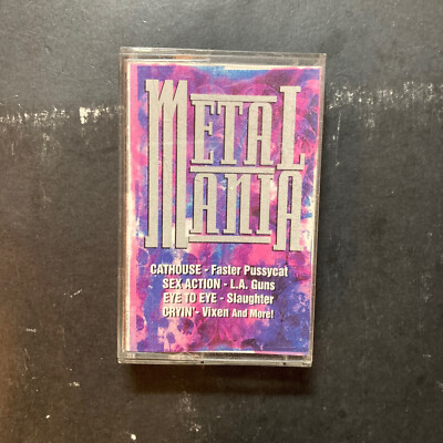 metal mania CATHOUSE L.A. GUNS &MORE comp. cassette tape | eBay