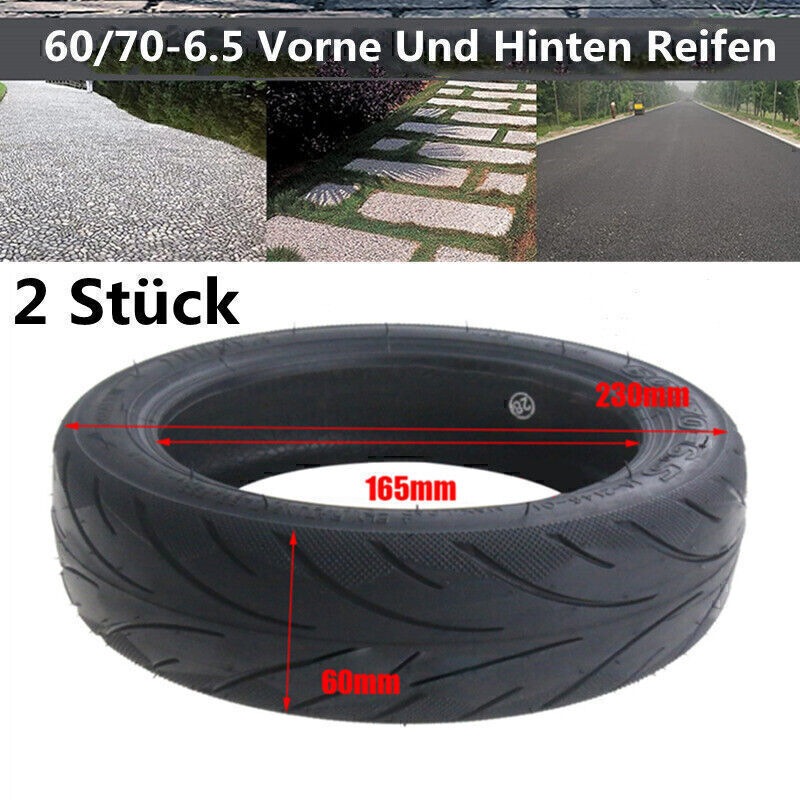 2x New for Ninebot Max G30 Front and Rear Tires Scooter 60/70-6.5 ...