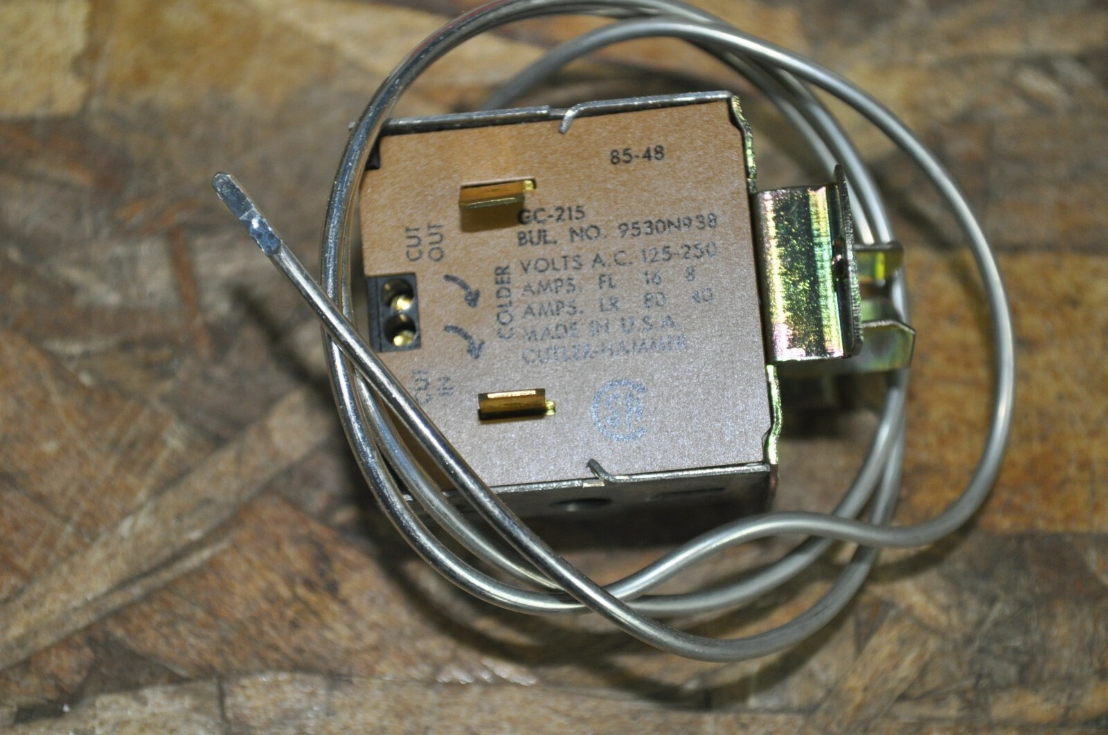 Gemline GC215 Refrigerator Cold Control GC-215 Gibson G162667-03 for ...