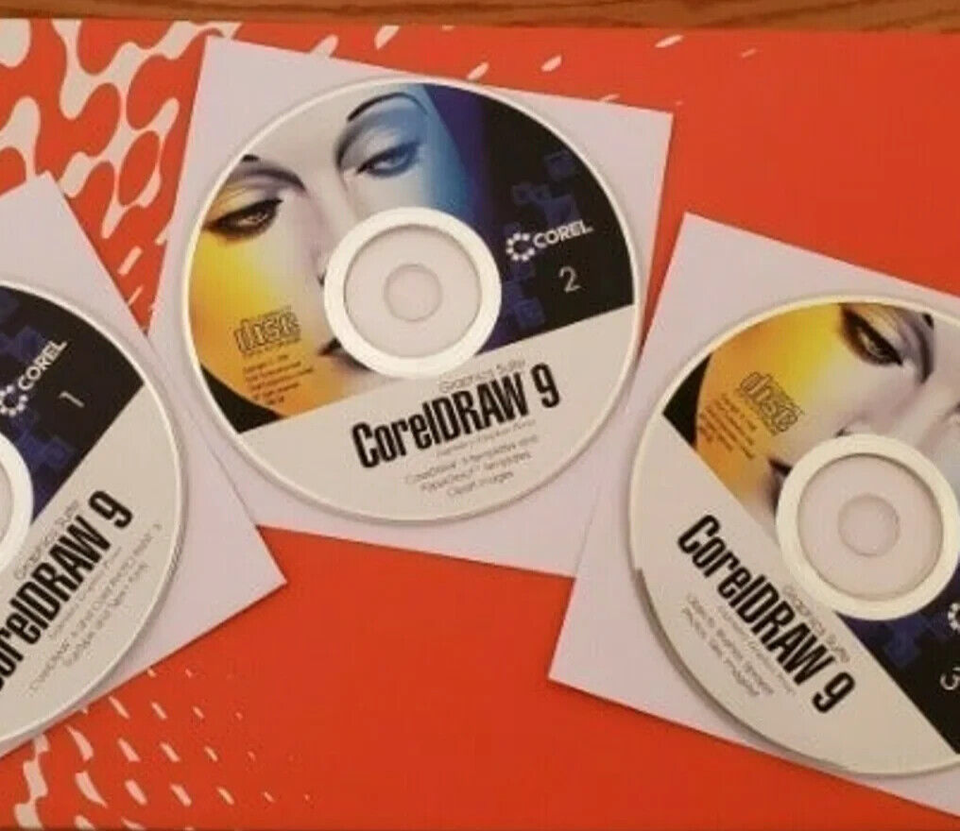 CorelDRAW 9 Graphics Suite with CorelDRAW9 & Photo-Paint9 and more! 3 ...