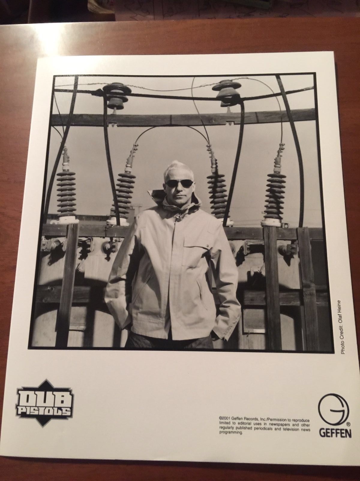 Barry Ashworth of Electronic Group Dub Pistols Vintage Press Photo | eBay