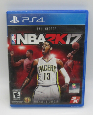 NBA 2K17 GAME FOR PLAYSTATION 4 PS4, GAME DISC, CASE, MANUAL, BBALL 2K ...