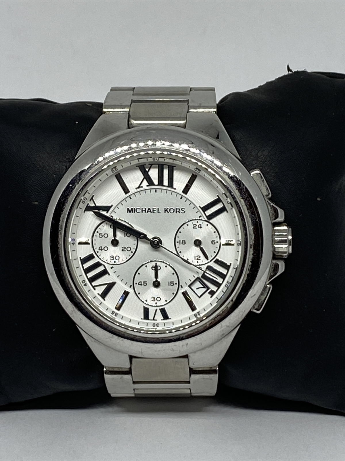 Michael Kors Camille MK5719 Women Silver Stainless Steel Analog Dial ...