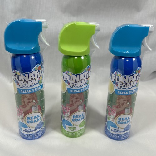 Funatic Foam Clean Fun Real soap (3 Pack) 2 Blue, & 1 Green. | eBay