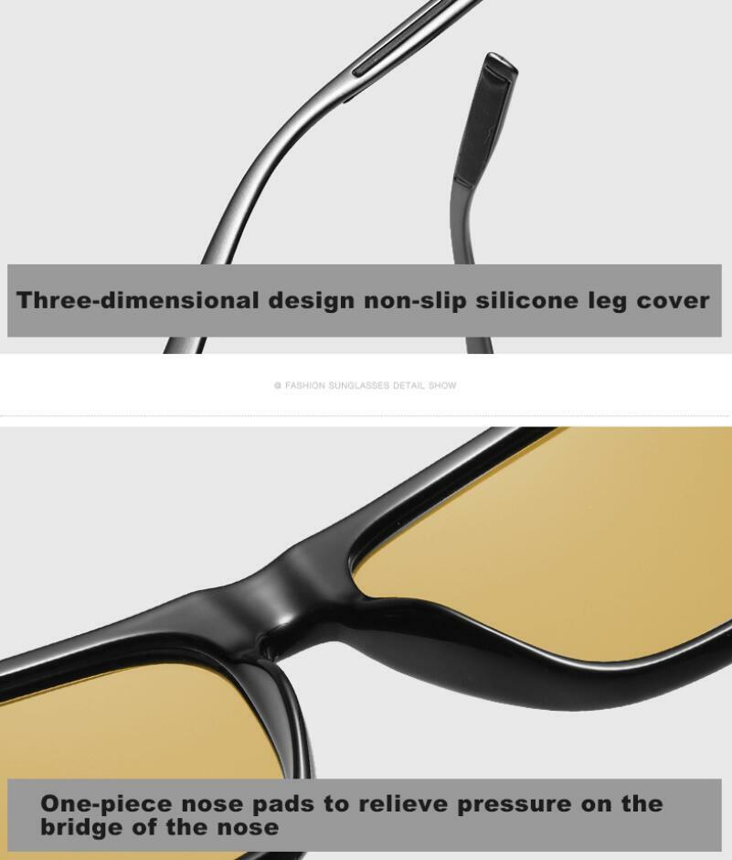 FELRES Photochromic Polarized Sunglasses For Men Night Vision Driving ...