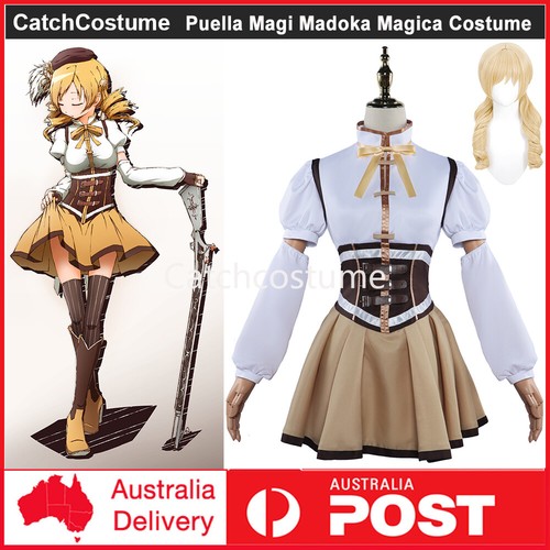 Anime Puella Magi Madoka Magica Tomoe Mami Cosplay Costume Wigs ...