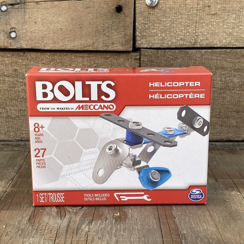 Bolts Helicopter By Meccano Erector Sets STEM Educational Toys New ...