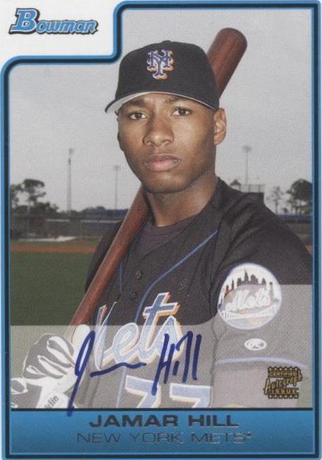 2006 Bowman - Prospects Prospect Autograph Jamar Hill #B118 White /120 ...