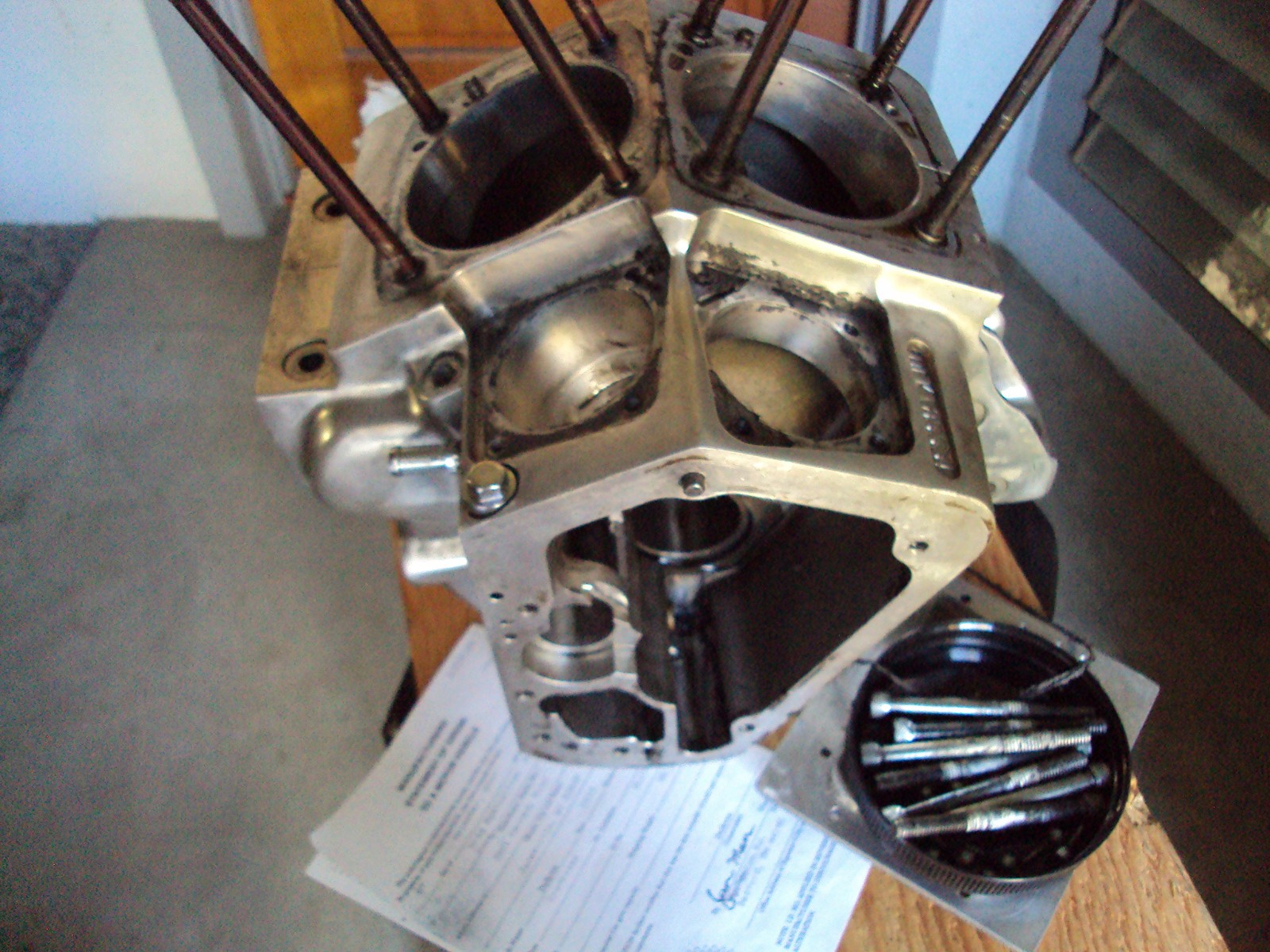 Delkron Harley Evo Big Twin Polished Engine Case EV2 USA W/MSO | eBay
