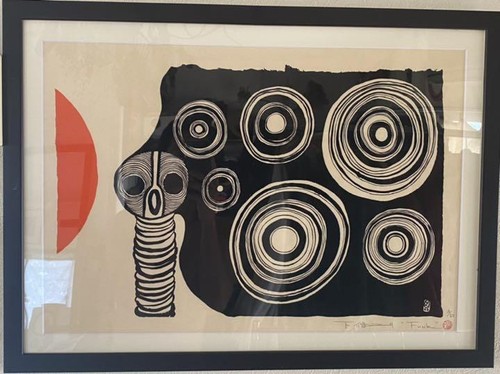 Shimojo Yuri Abstract Numbering Art Silkscreen | eBay