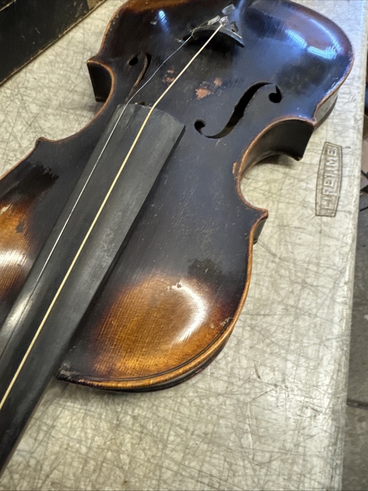 Conservatory Copy of Jacobus Stainer 4/4 Violin 2 pc back, Made in ...